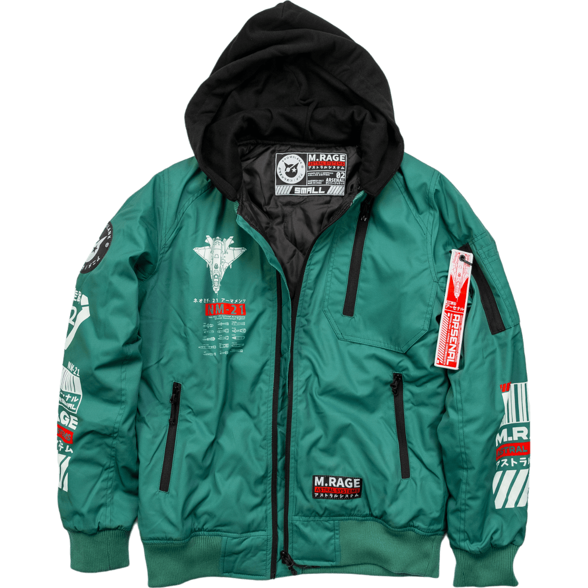 Arsenal Anime Bomber Jacket (Boomslank x M.RAGE)