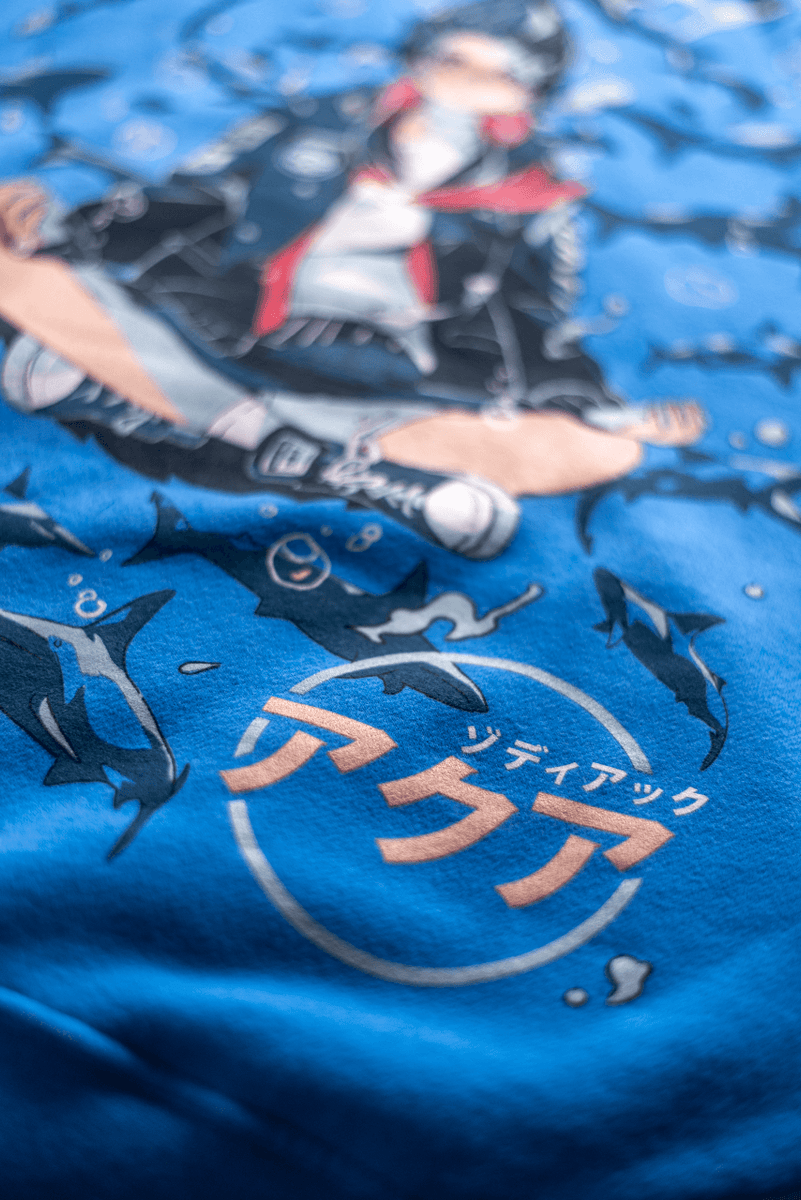 Aquarius anime hoodie by Boomslank