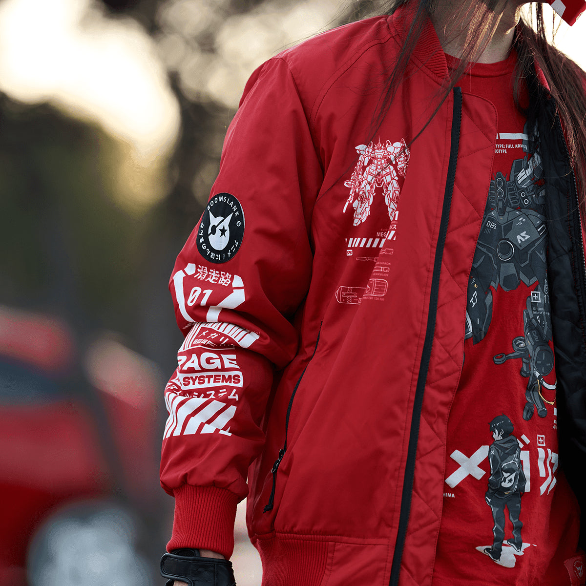 Megalith Anime Bomber Jacket (Boomslank x M.RAGE)