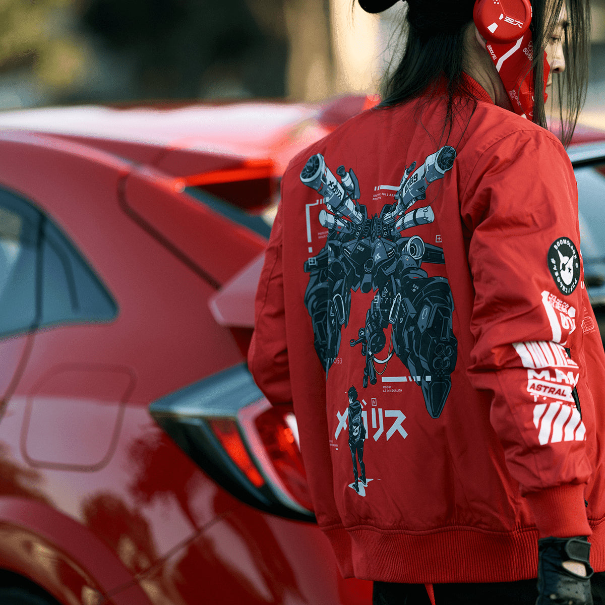Megalith Anime Bomber Jacket (Boomslank x M.RAGE)