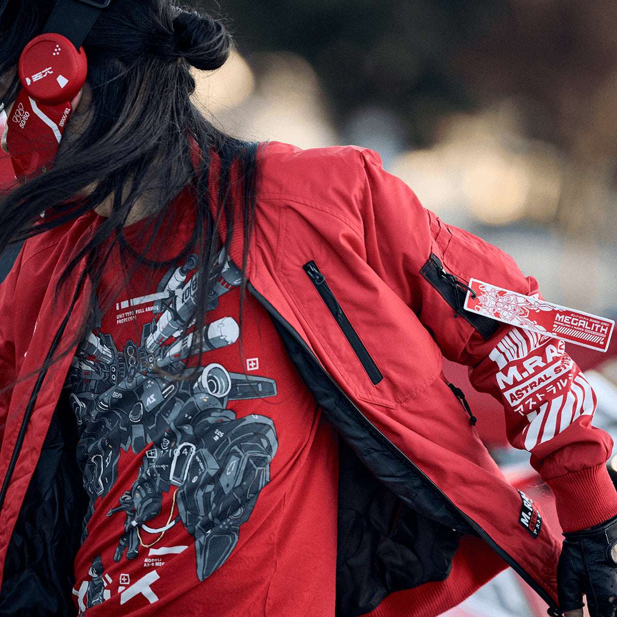Megalith Anime Bomber Jacket (Boomslank x M.RAGE)