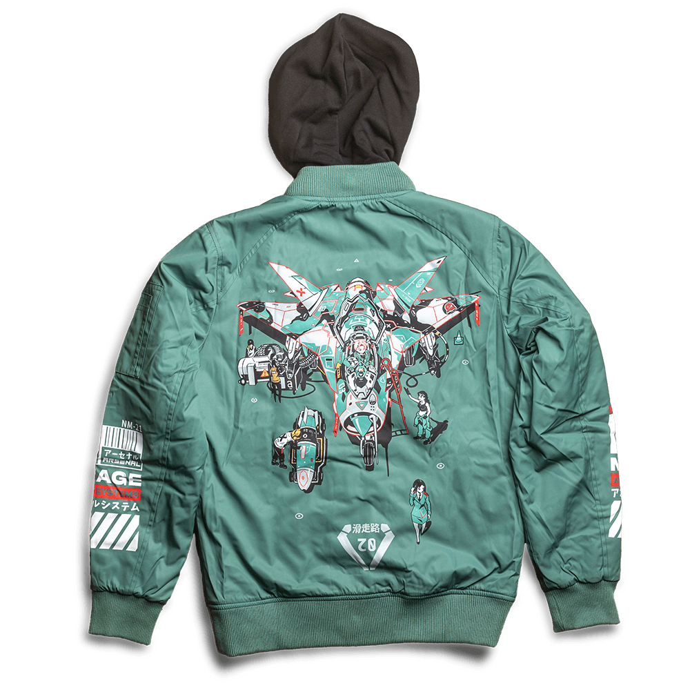 Arsenal Anime Bomber Jacket (Boomslank x M.RAGE)