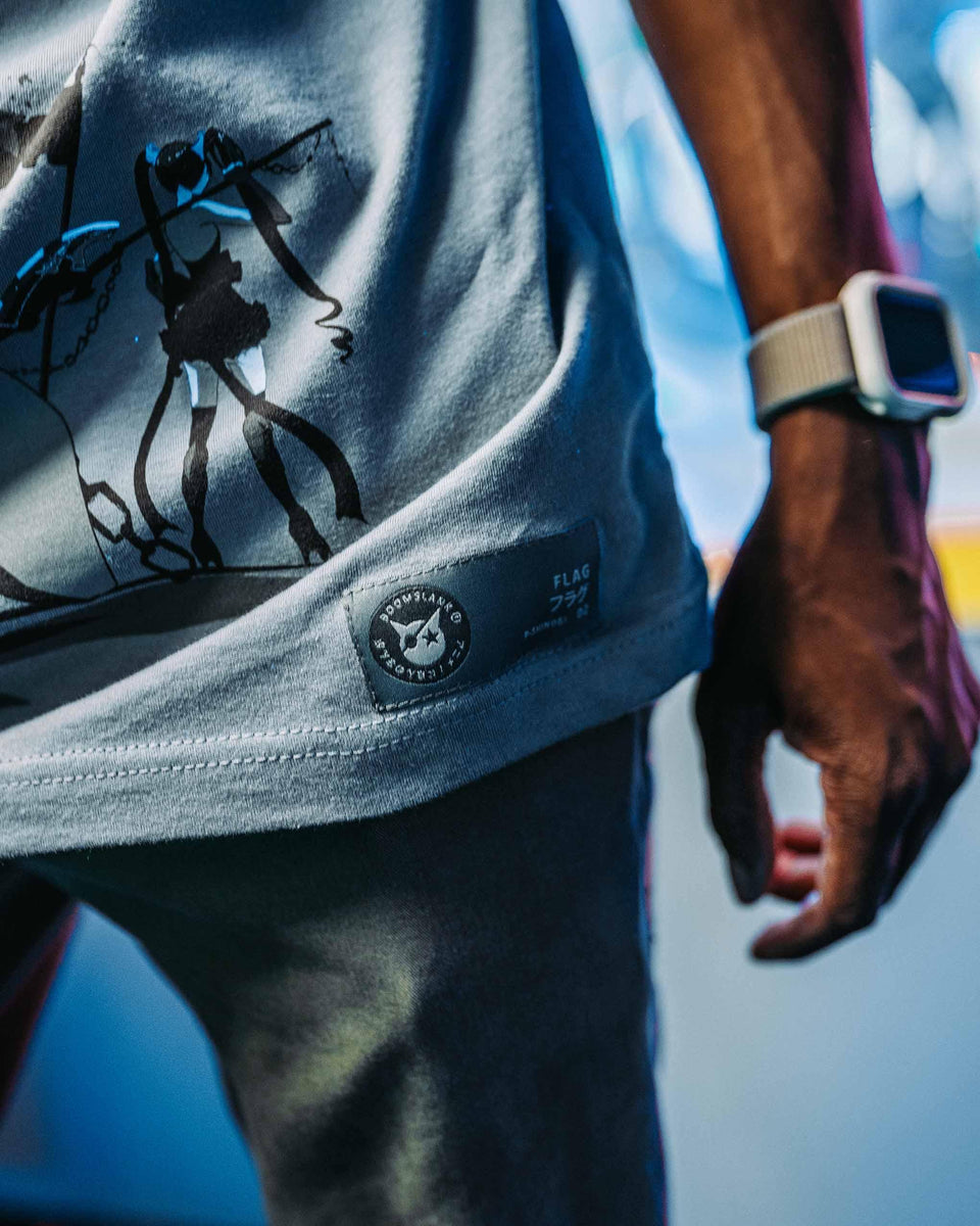 Flag anime graphic tee by Boomslank