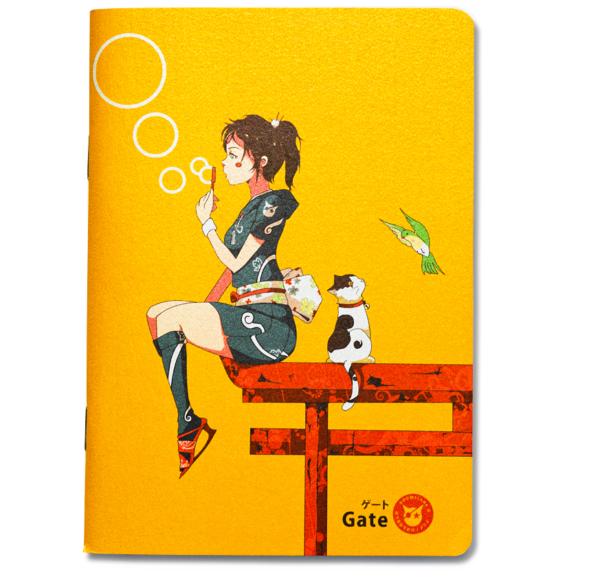 Anime pocket Notebook bundle / anime pocketbook bundle by Boomslank