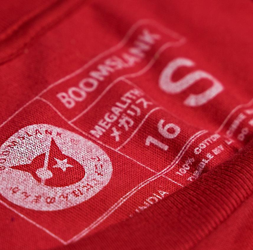 Megalith anime graphic tee by Boomslank