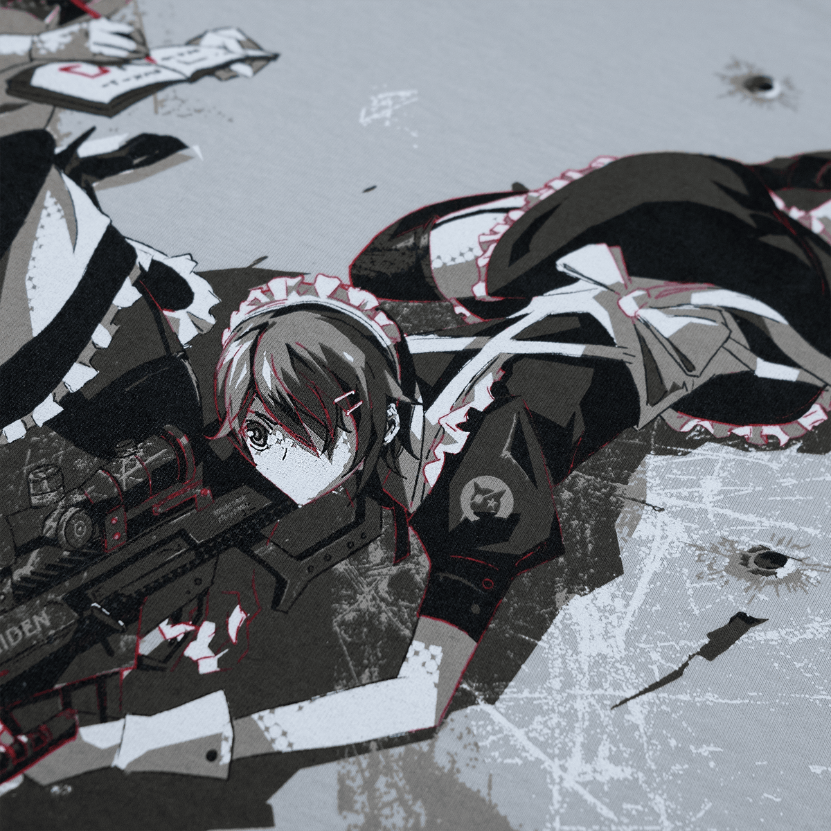 Raiden anime graphic tee by Boomslank