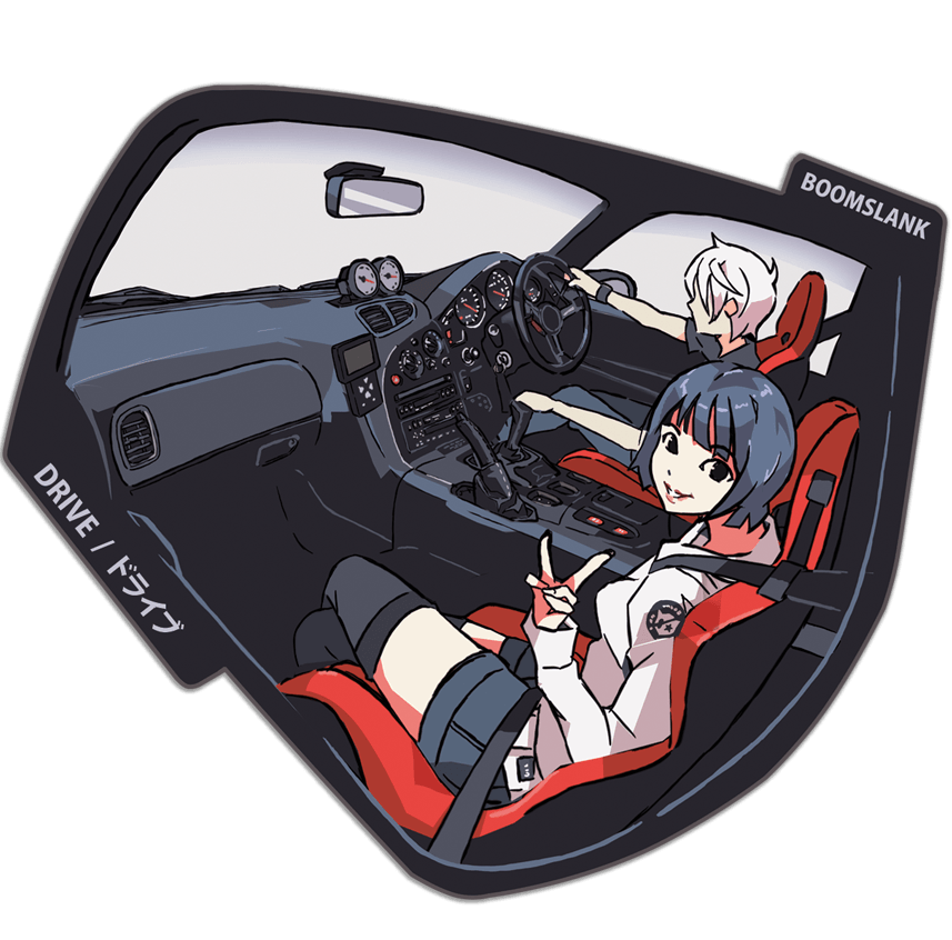 Drive anime sticker by Boomslank