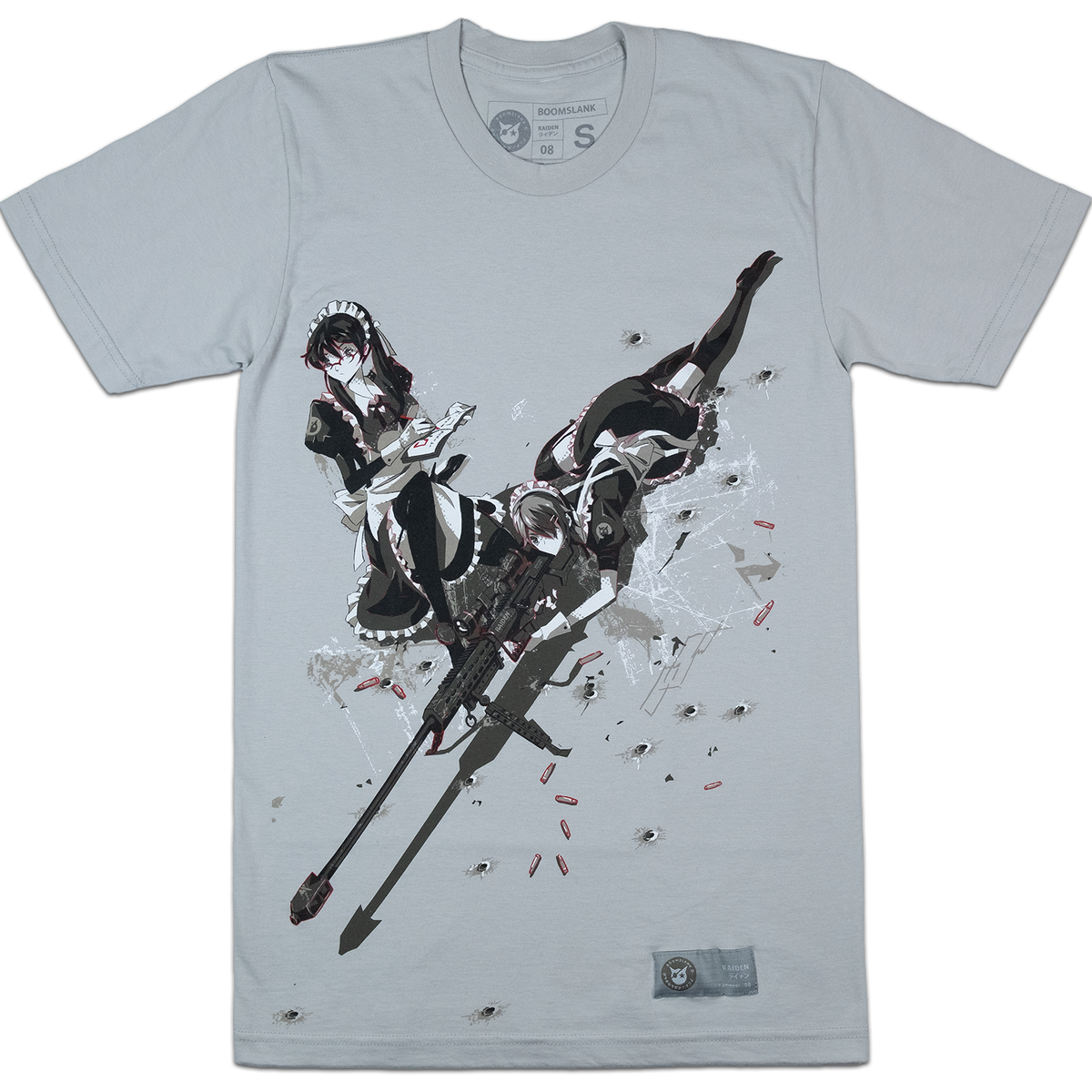 Raiden anime graphic tee by Boomslank